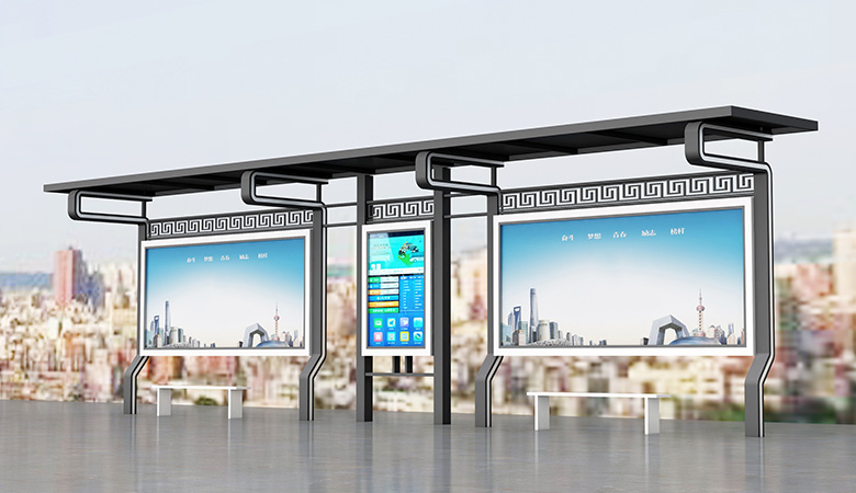 现代候车亭 LHKJ-050-宿迁市蓝海科技有限公司